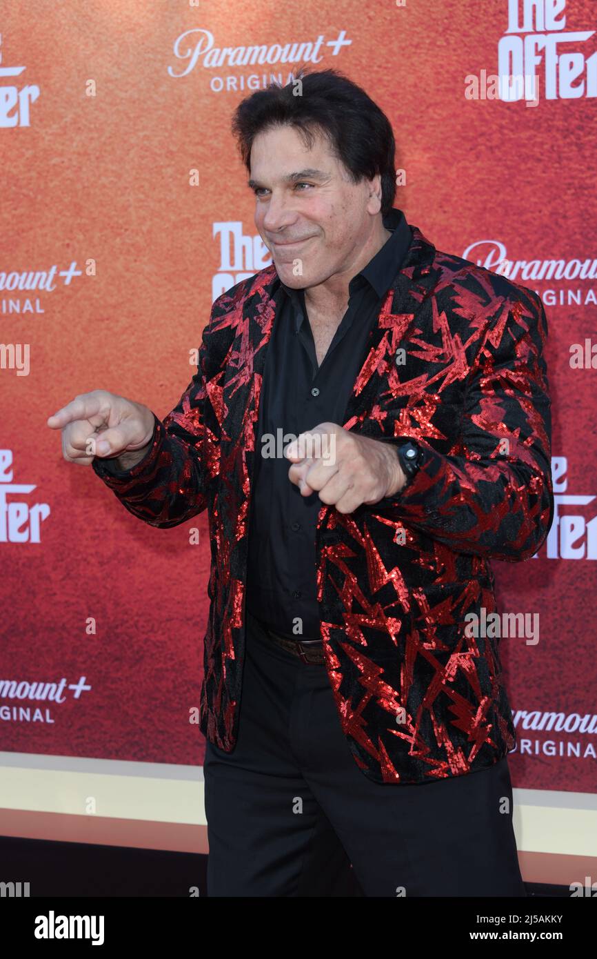 April 20, 2022, Los Angeles, California, USA: LOU FERRIGNO attends the ...
