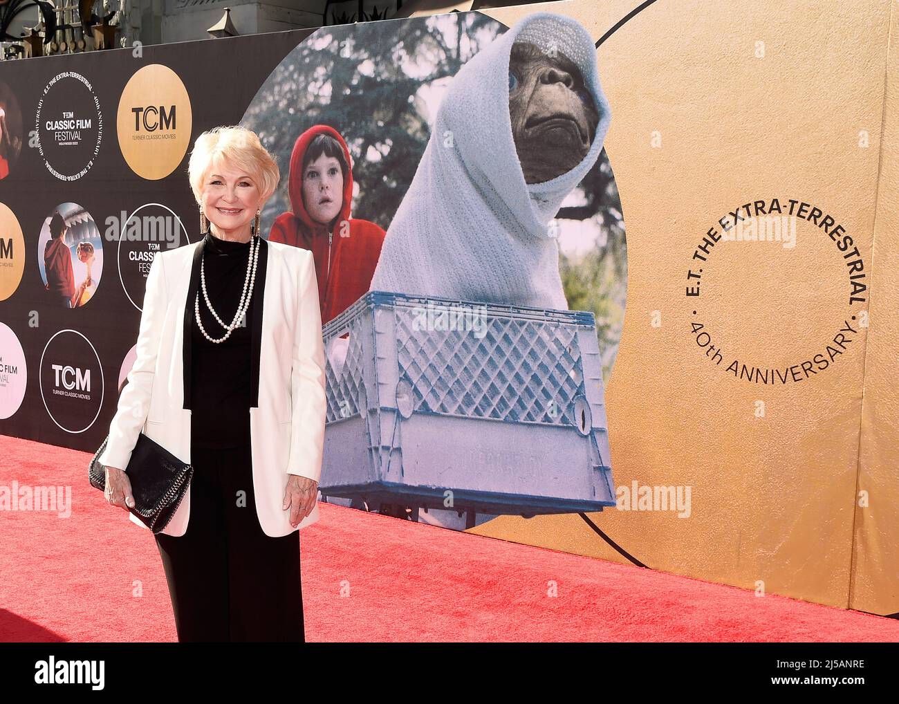 Dee Wallace walking on the red carpet at the 2022 TCM Classic Film ...