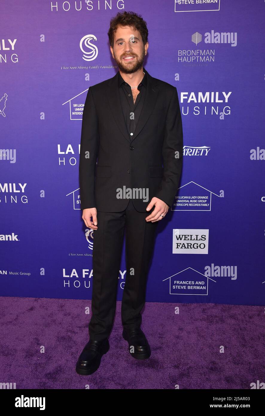 Los Angeles, USA. 21st Apr, 2022. Ben Platt arriving to the LA Family ...