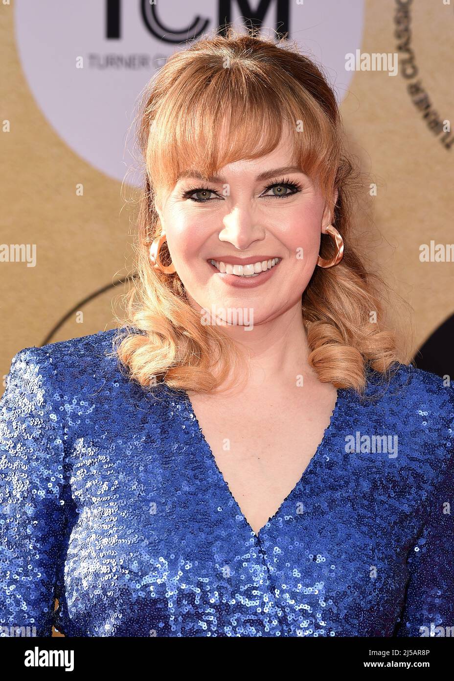 Alicia Malone walking on the red carpet at the 2022 TCM Classic Film ...