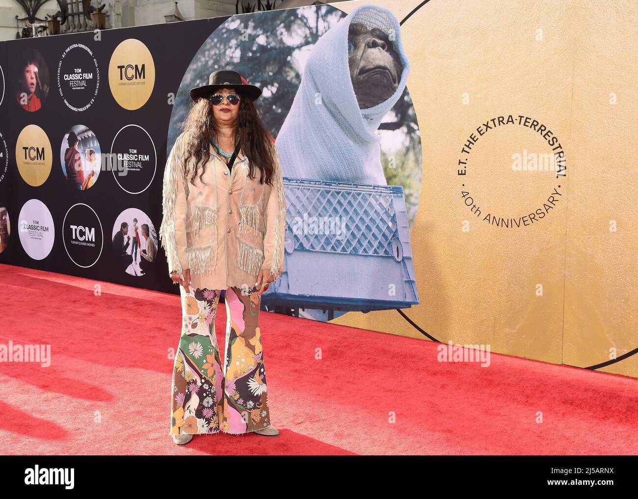 Pam Grier walking on the red carpet at the 2022 TCM Classic Film ...