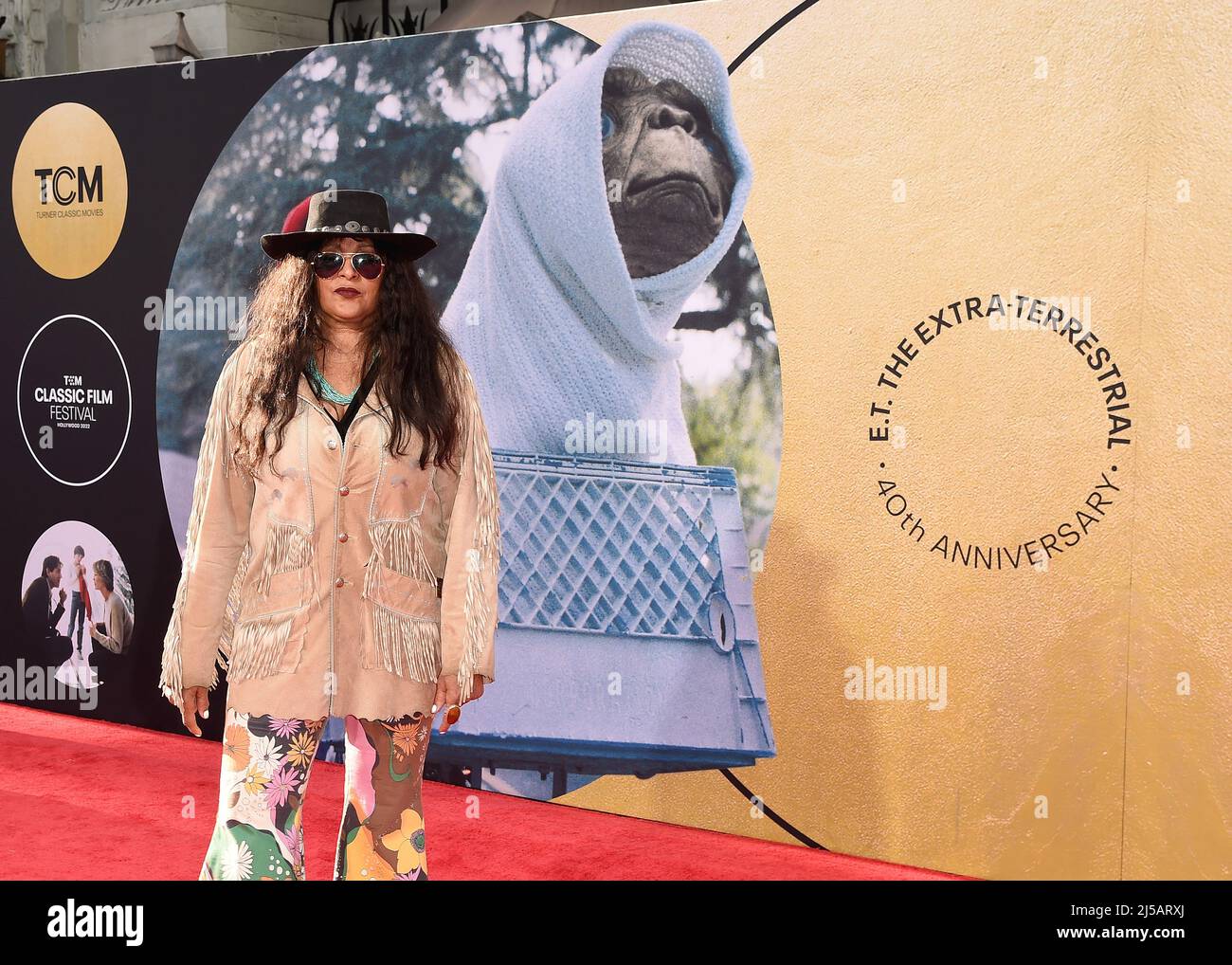 Pam Grier walking on the red carpet at the 2022 TCM Classic Film ...
