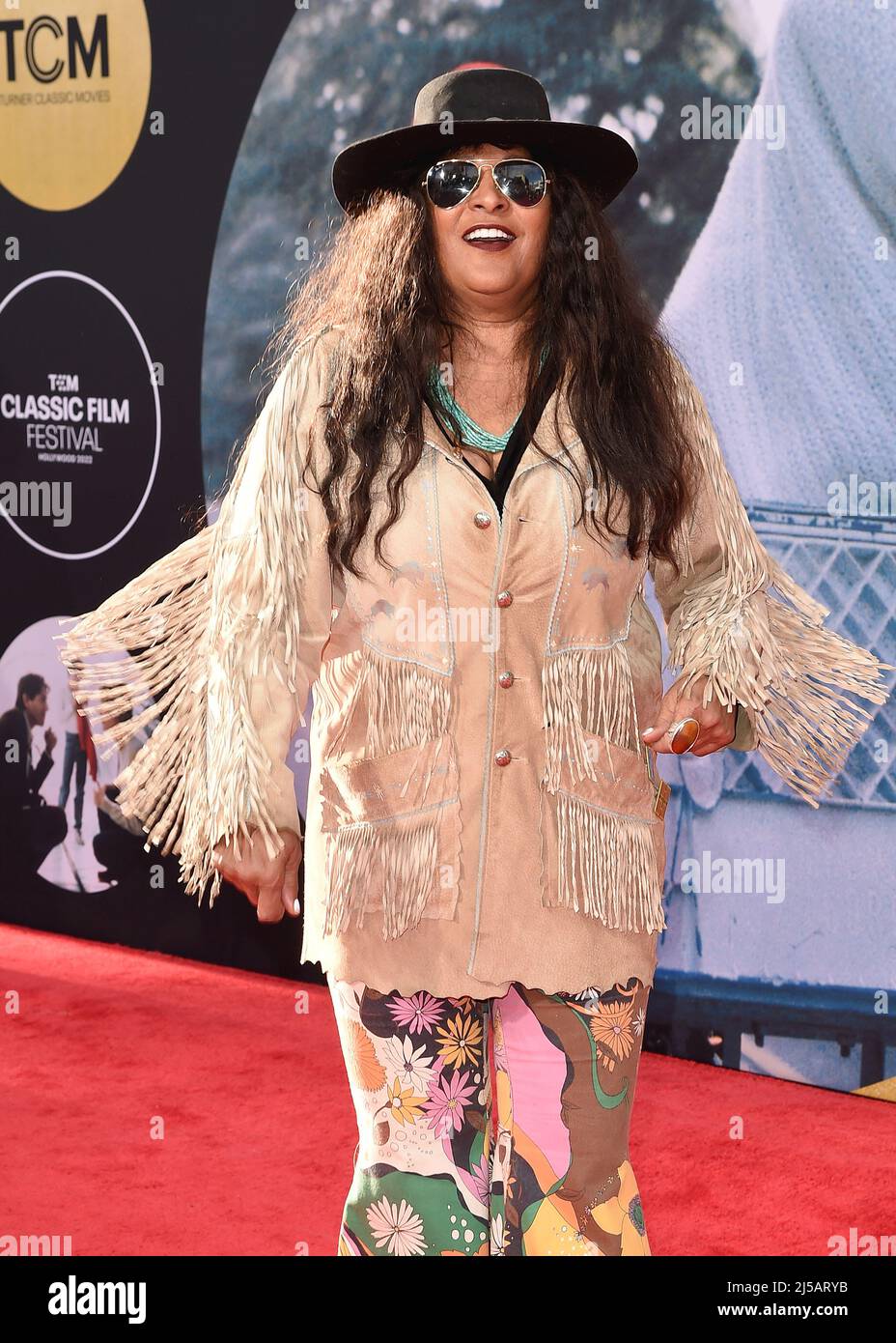 Pam Grier walking on the red carpet at the 2022 TCM Classic Film ...