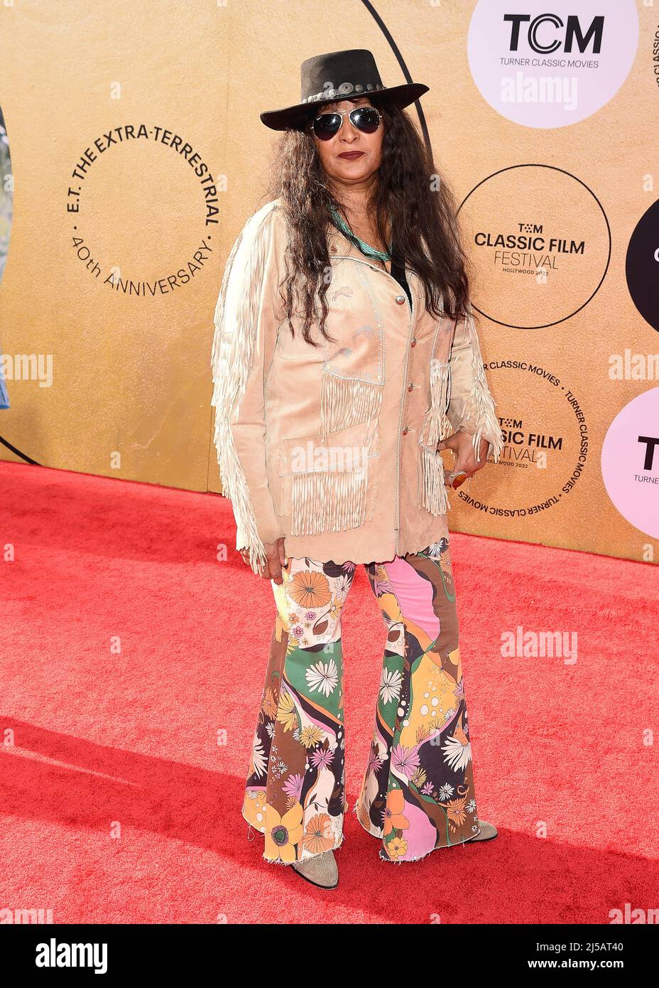 Pam Grier walking on the red carpet at the 2022 TCM Classic Film ...