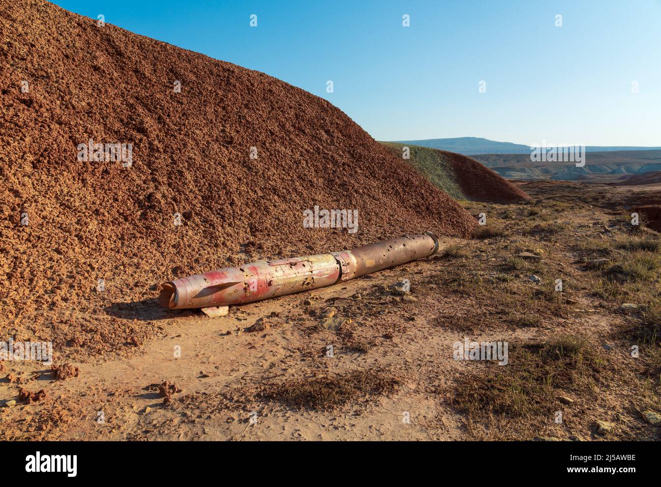 Military guided missile on the ground Stock Photo - Alamy