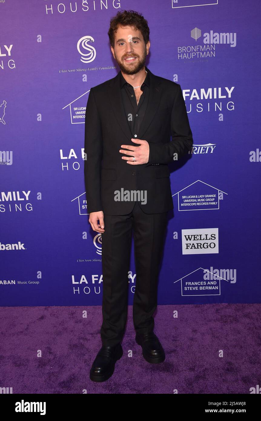 April 21, 2022, West Hollywood, California, USA: Ben Platt arrives for ...