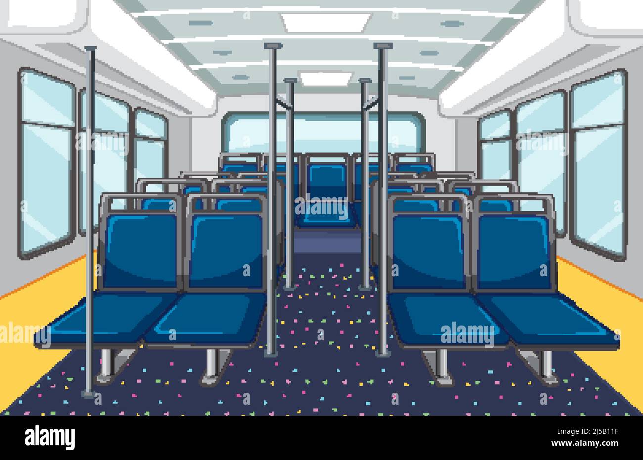 Inside Bus Drawing