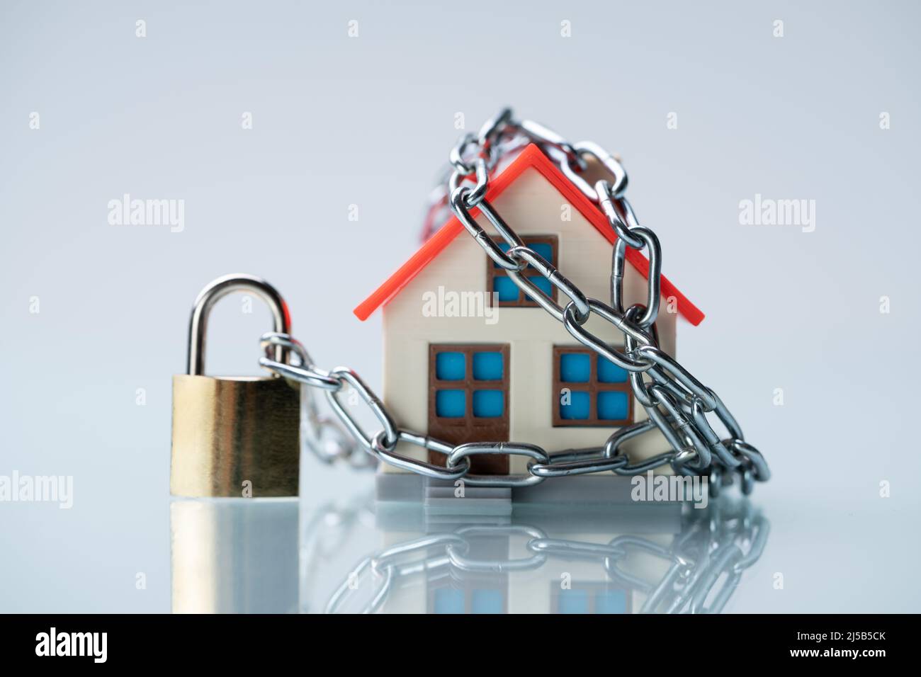 House Security And Building Protection With Lock Stock Photo - Alamy