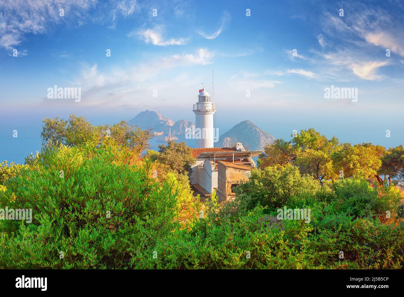 Lighthouse among trees hi-res stock photography and images - Alamy
