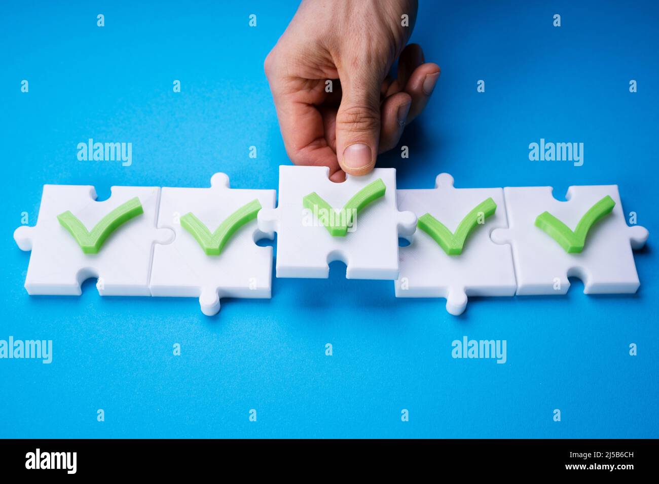 Survey Check Mark Concept. Approved Checklist List Stock Photo - Alamy