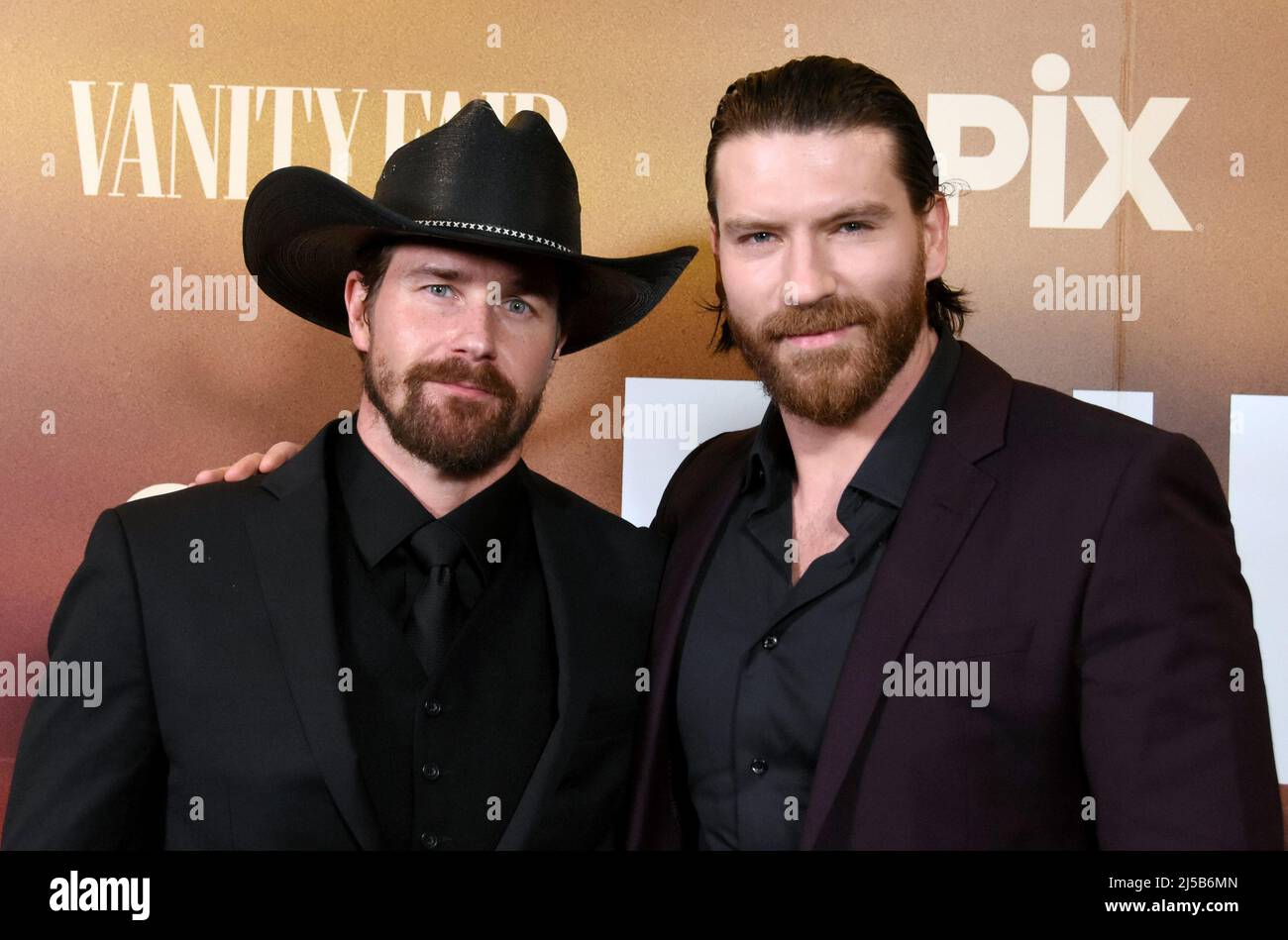 Los Angeles, California, USA 21st April 2022 Actor Josh Kelly and Actor Jesse Kove attend Epix ...