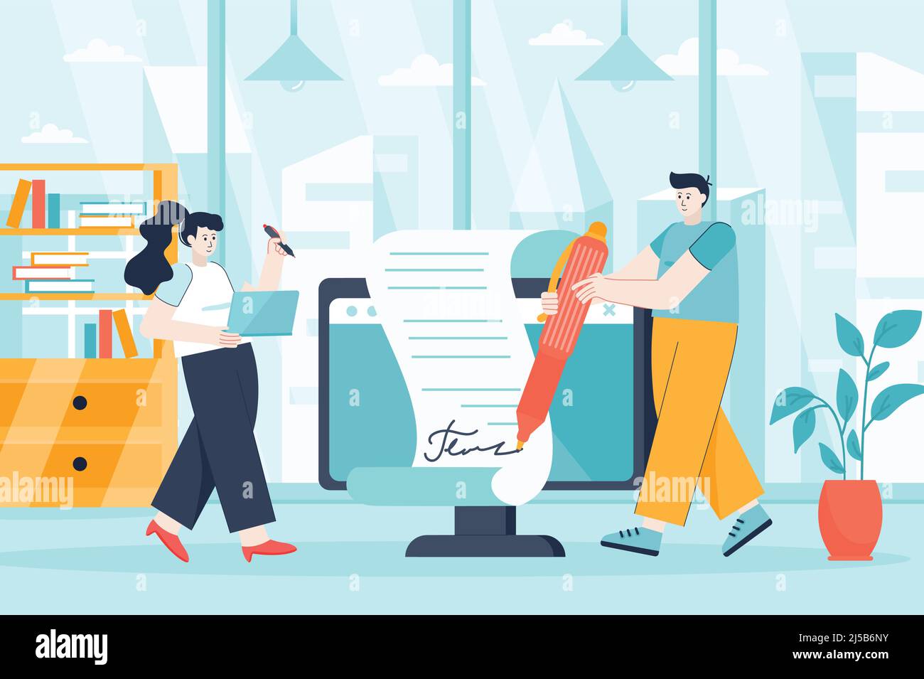 Electronic document signing hi-res stock photography and images - Alamy