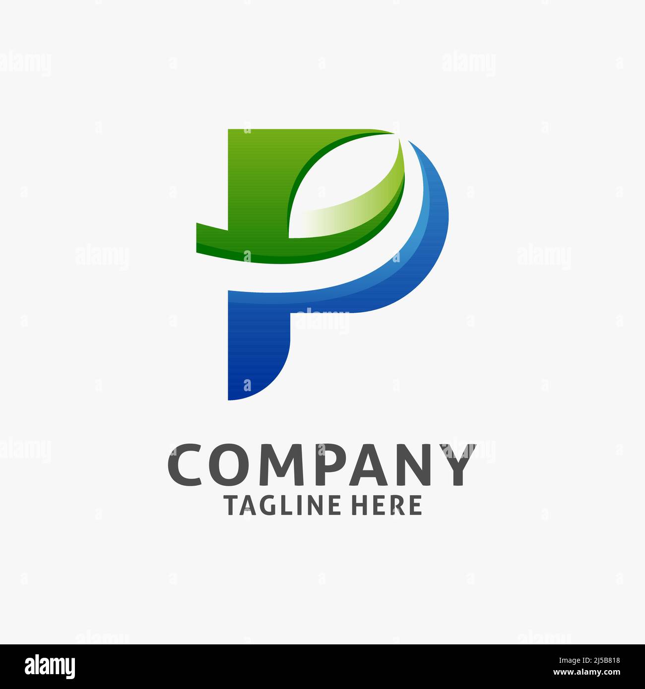 Leaf and p letter hi-res stock photography and images - Alamy