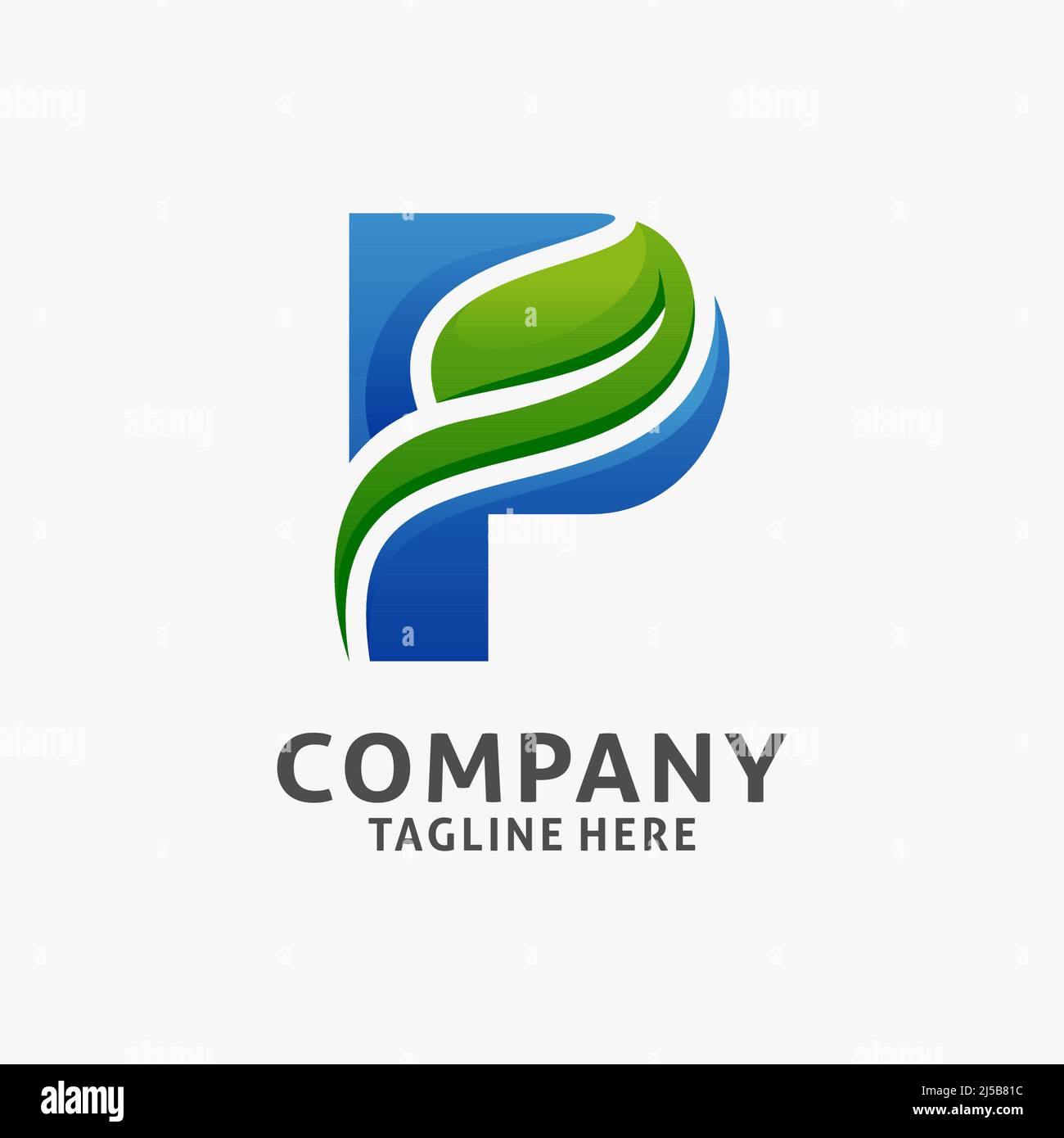 Leaf and p letter hi-res stock photography and images - Alamy