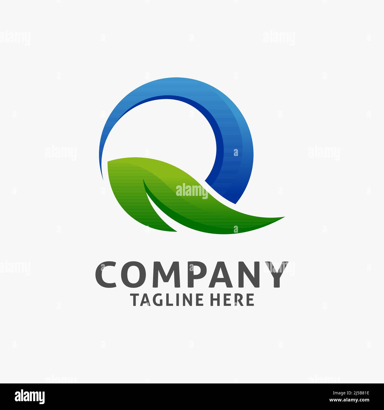 Letter Q leaf logo design Stock Vector Image & Art - Alamy