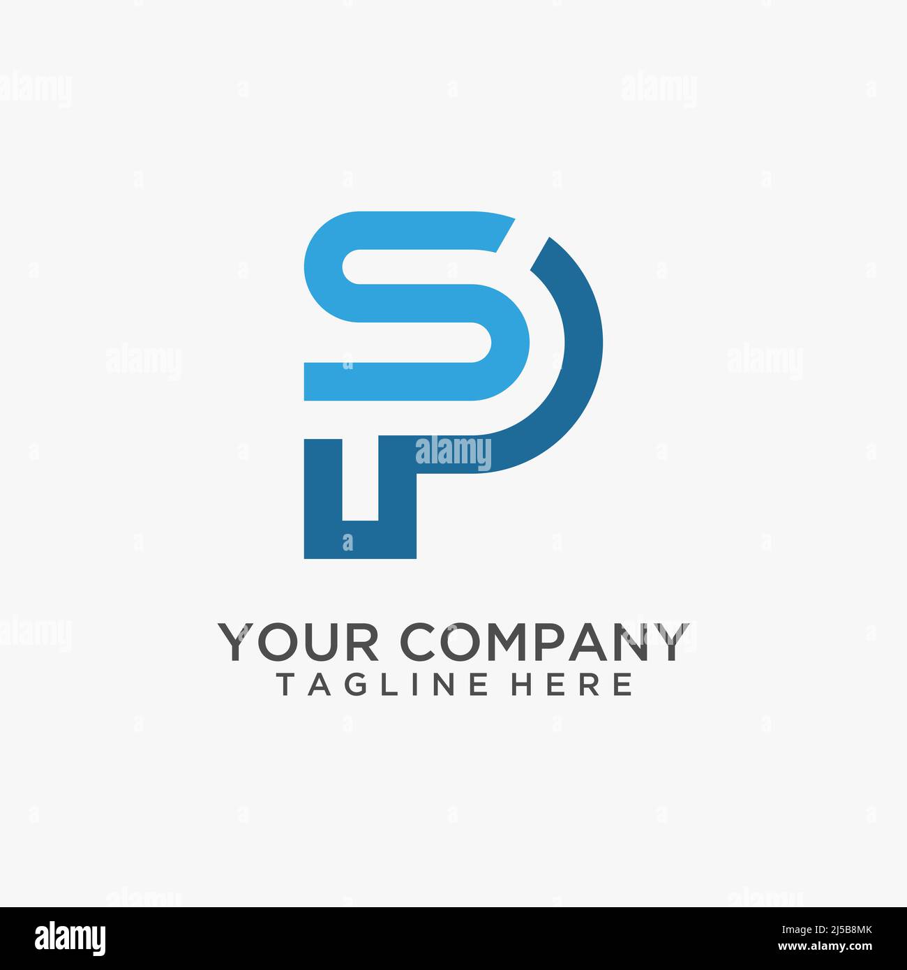 Letter SP logo design Stock Vector Image & Art - Alamy