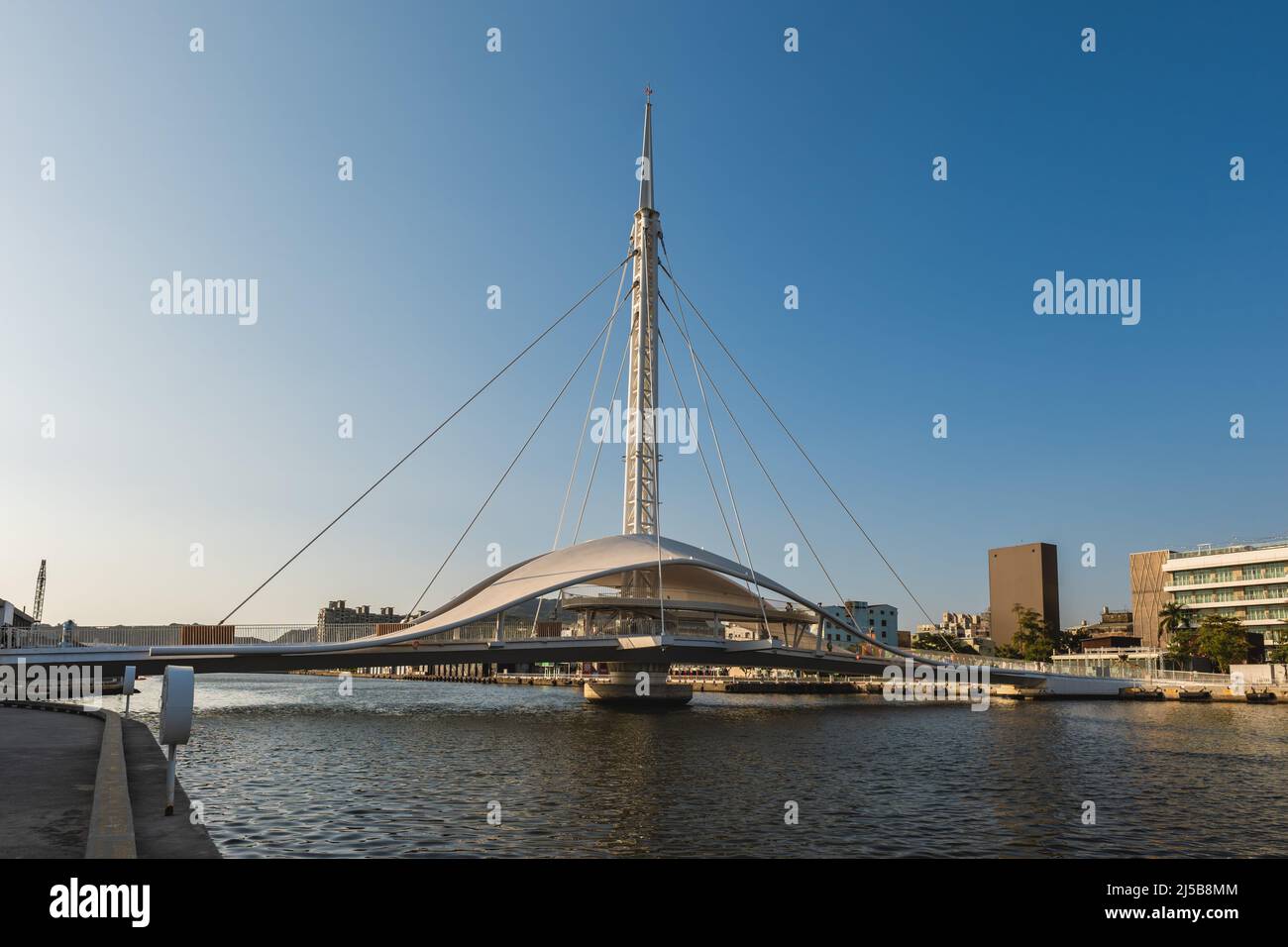dagang bridge, big port bridge, at kaohsiung city, taiwan Stock Photo ...