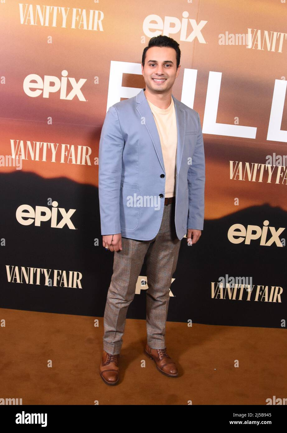 Los Angeles, California, USA 21st April 2022 Actor Guillermo Alonso attends Epix Presents The ...