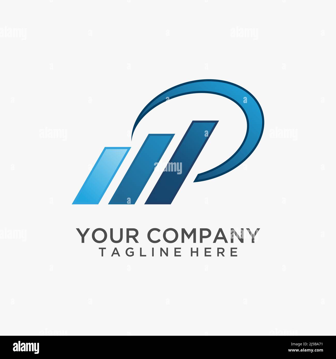 Letter P financial logo design Stock Vector Image & Art - Alamy