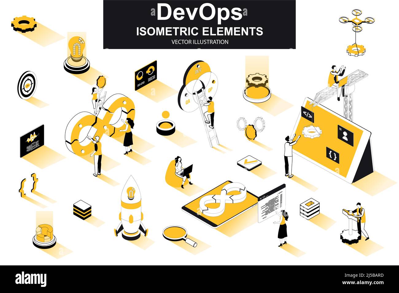 Devops background hi-res stock photography and images - Alamy