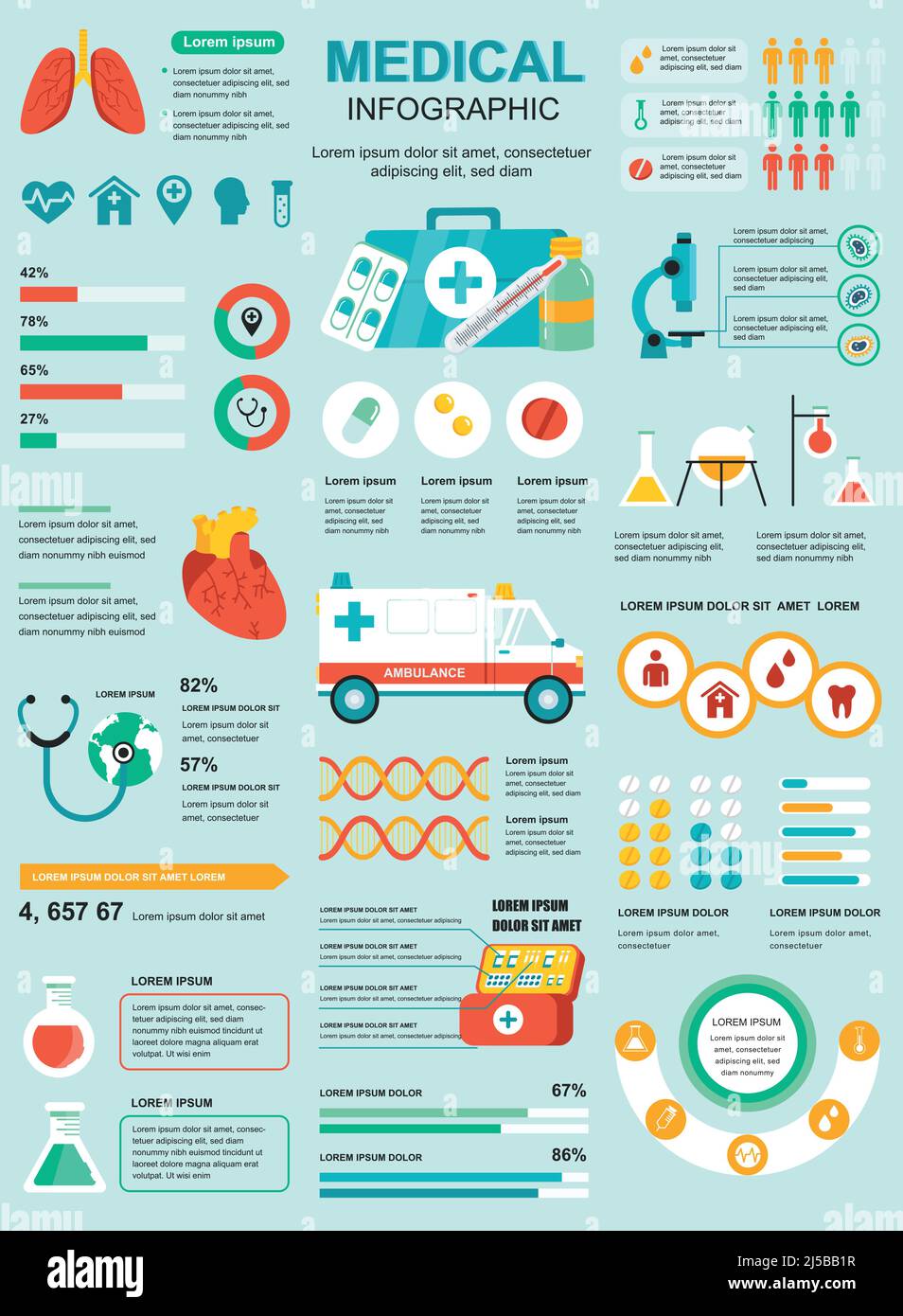 Health flowchart concept Stock Vector Images - Alamy