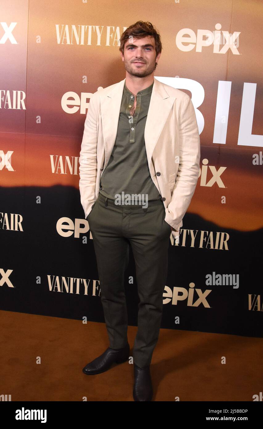 Los Angeles, California, USA 21st April 2022 Actor Alex Roe attends Epix Presents The Los ...