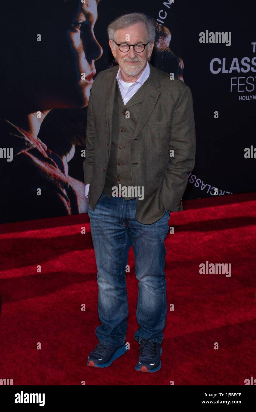 21 April 2022 - Los Angeles, California - Steven Spielberg. 2022 TCM ...