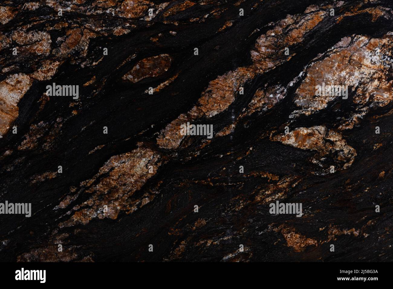 Natural Black Magma granite texture, strict background in dark color ...