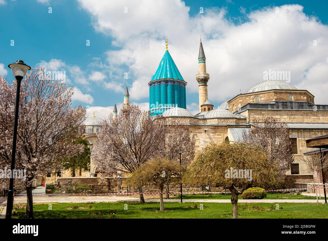Mevlana Museum and Mevlana Tomb in Konya Turkey Stock Photo - Alamy
