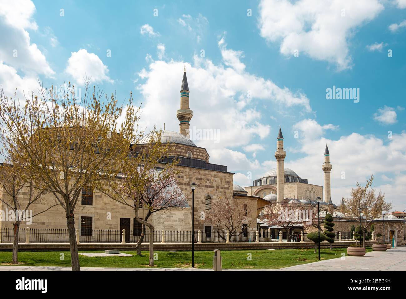 Mevlana Museum and Mevlana Tomb in Konya Turkey Stock Photo - Alamy