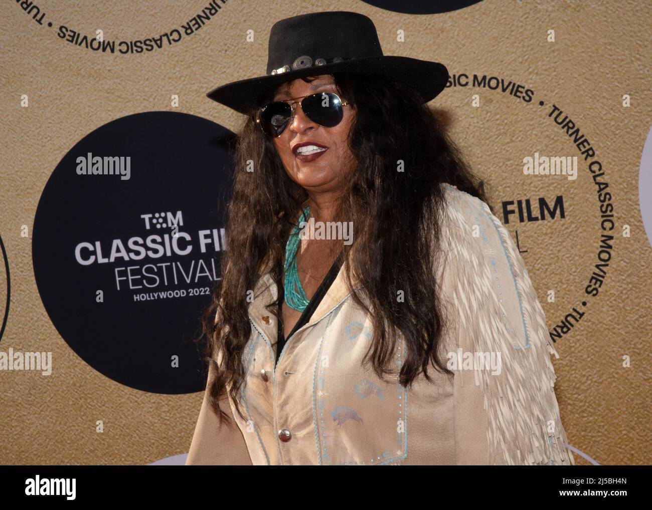 April 21, 2022, Hollywood, California, USA: Pam Grier attends the 2022 ...
