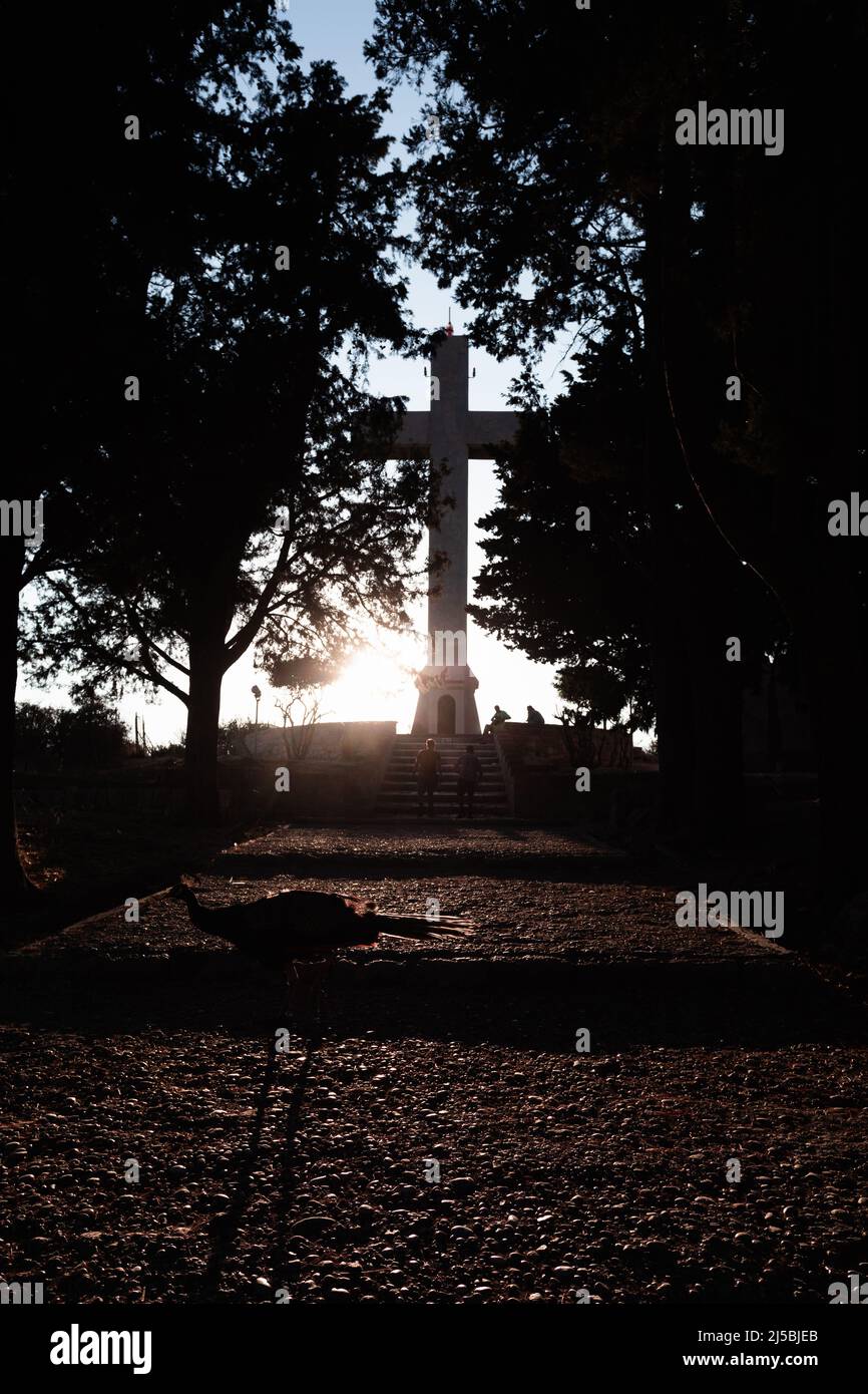 Cross on the Mount Filerimos, Greece, Rhodes Stock Photo - Alamy