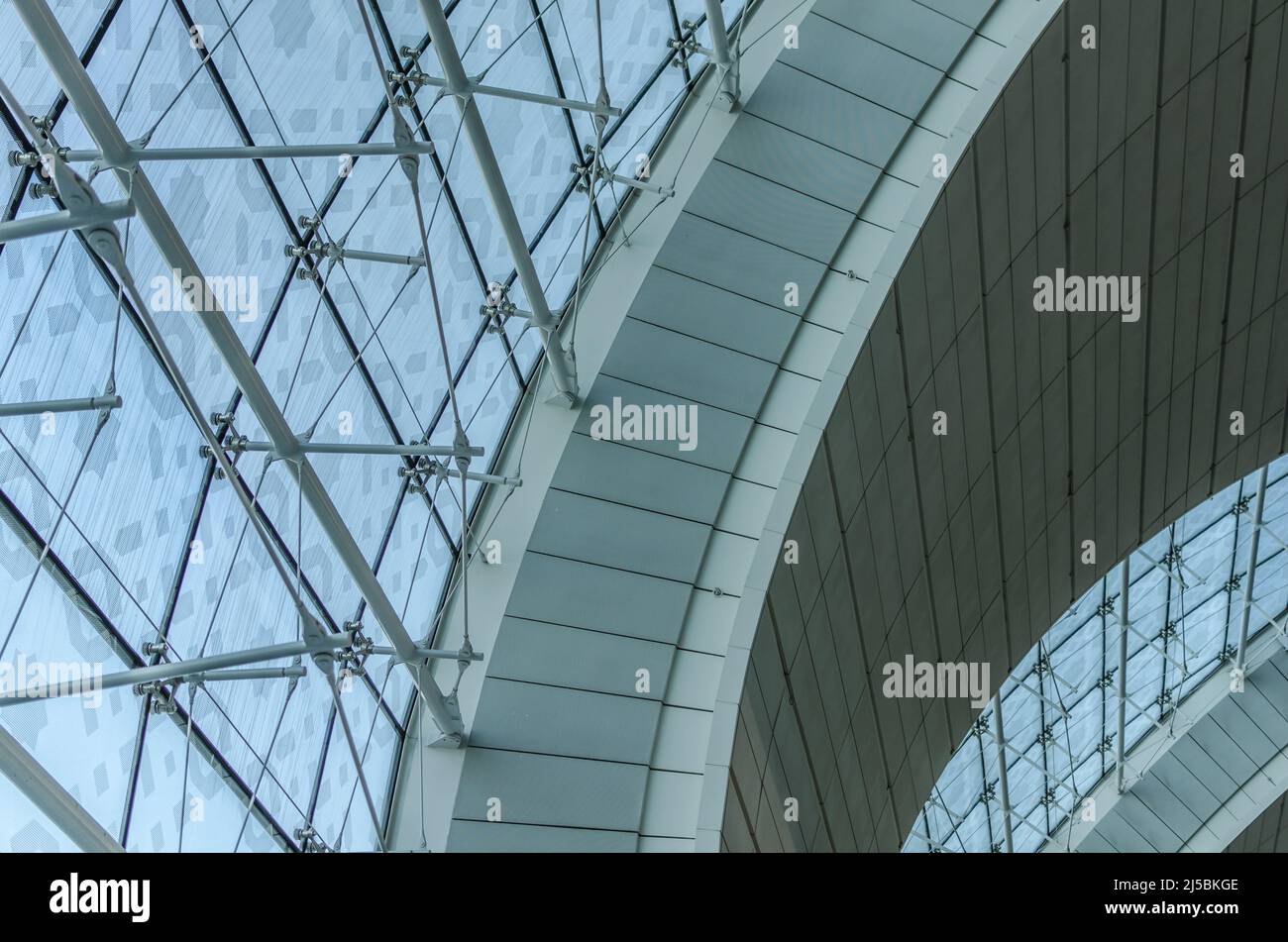 airport construction of windows on the roof Stock Photo - Alamy