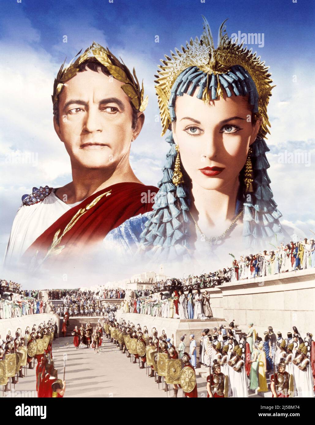 VIVIEN LEIGH and CLAUDE RAINS in CAESAR AND CLEOPATRA (1945), directed ...