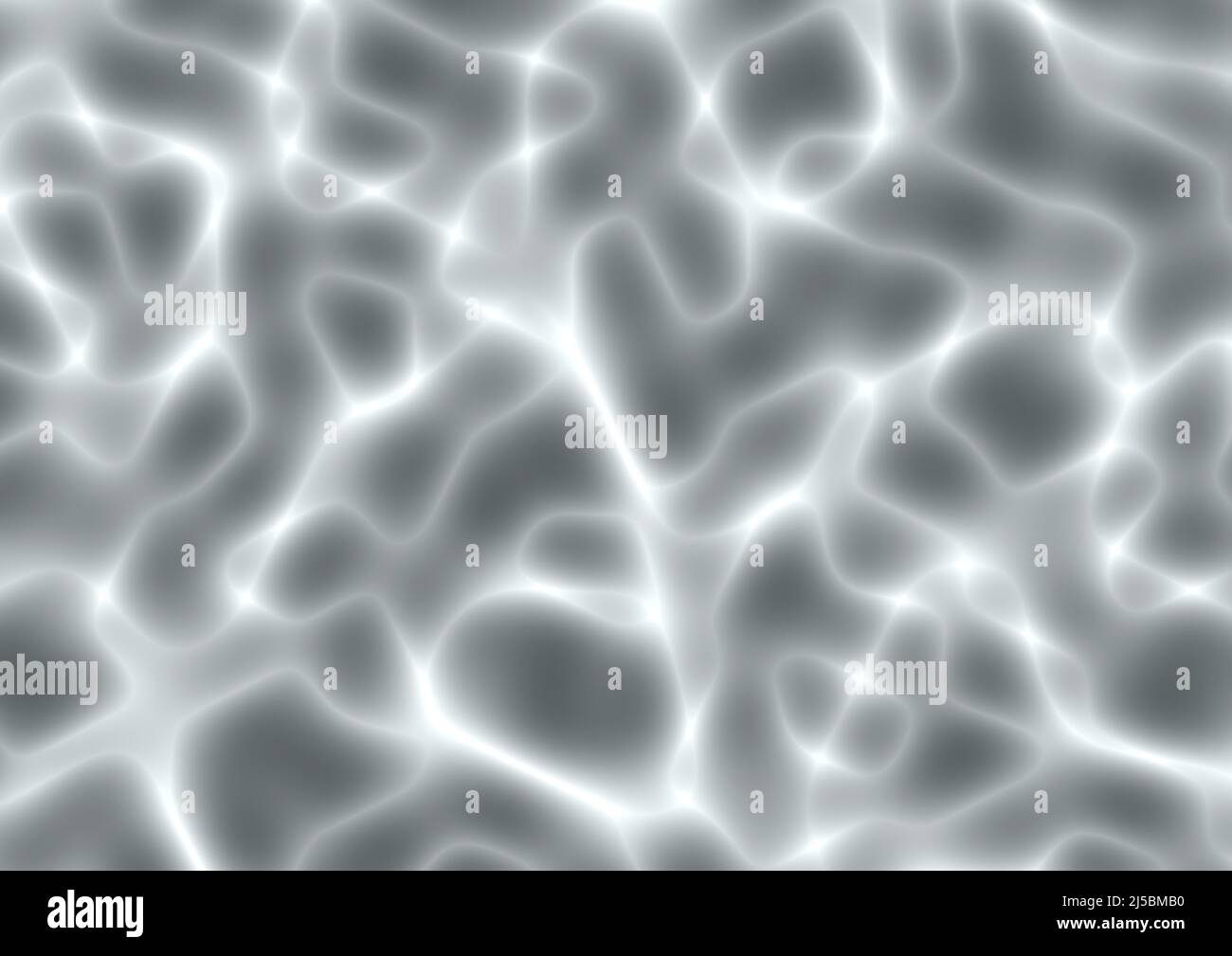 Abstract art light gray color background with wavy neon silver lines ...