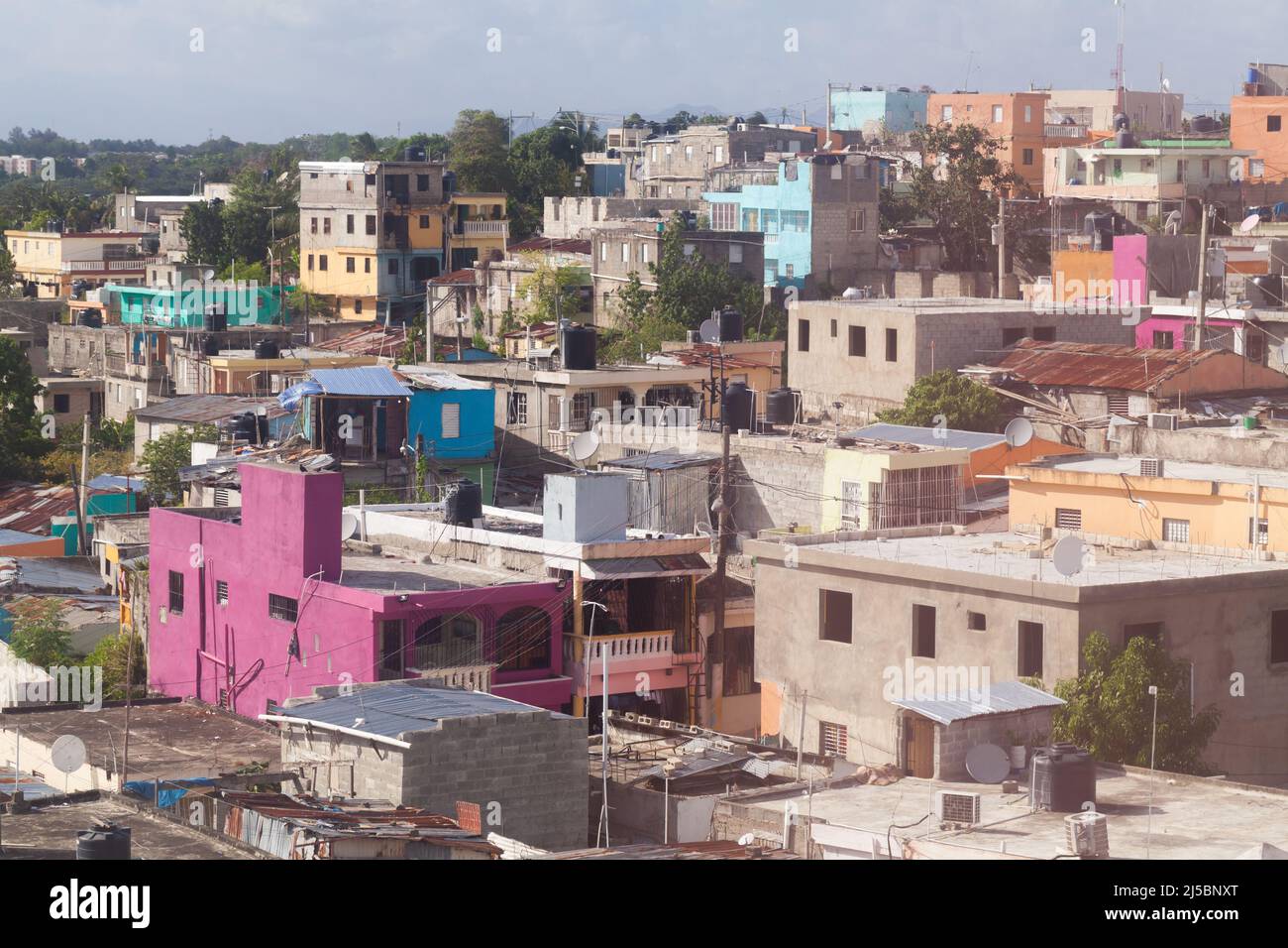 Slums of the dominican republic hi-res stock photography and images - Alamy