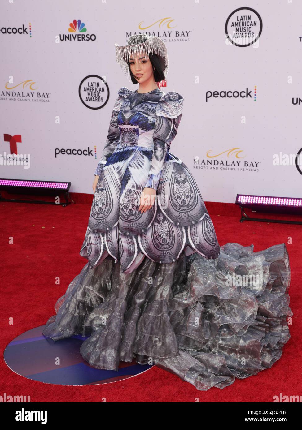 Las Vegas, USA. 22nd Apr, 2022. Estibaliz Badiola arrives for the 2022 ...