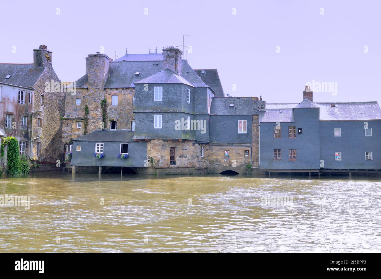 Bridge of Rohan in Landerneau Stock Photo - Alamy