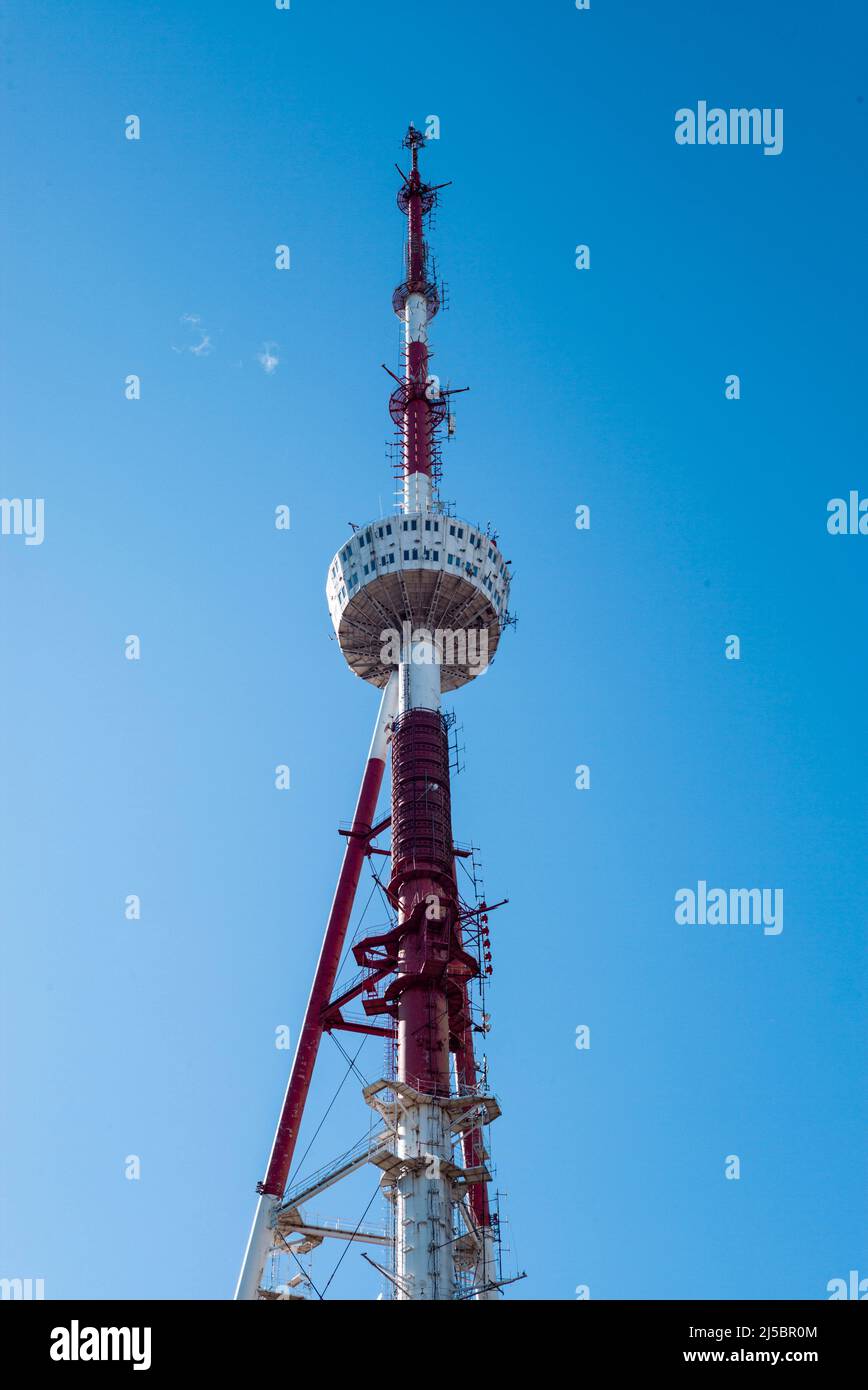 Georgia Tbilisi TV Broadcasting Tower Stock Photo - Alamy