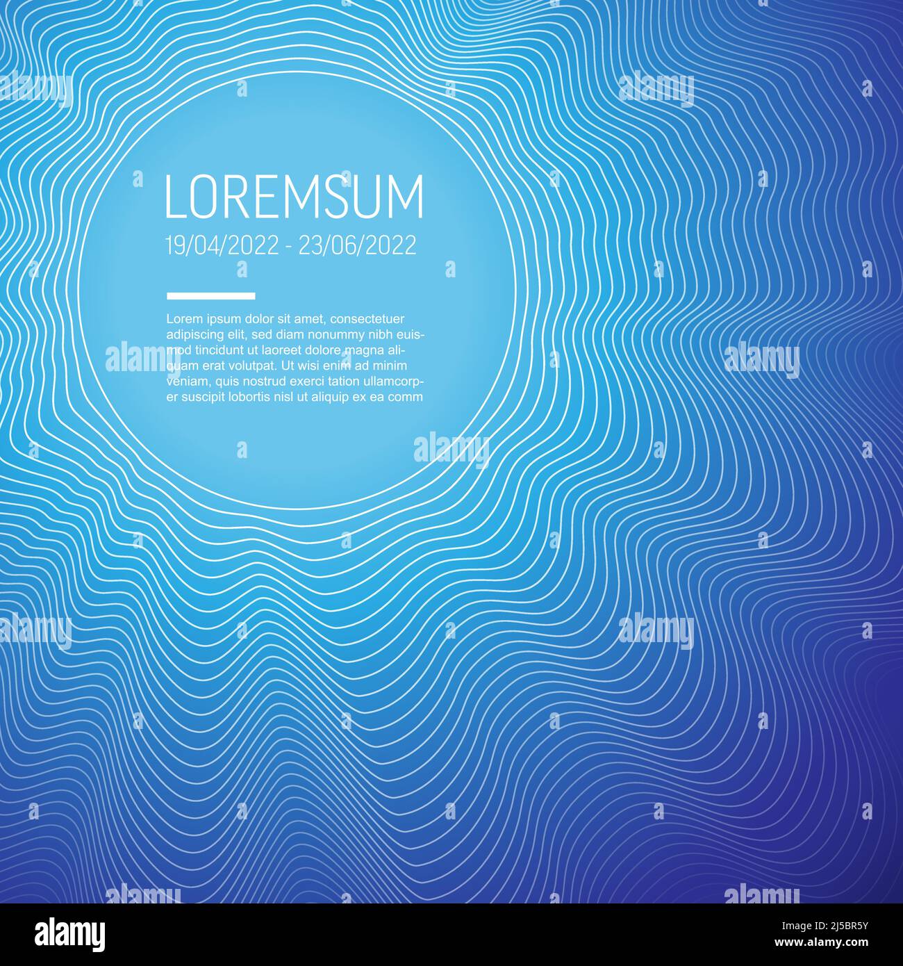 Vector abstract annual report cover template with sample text and ...