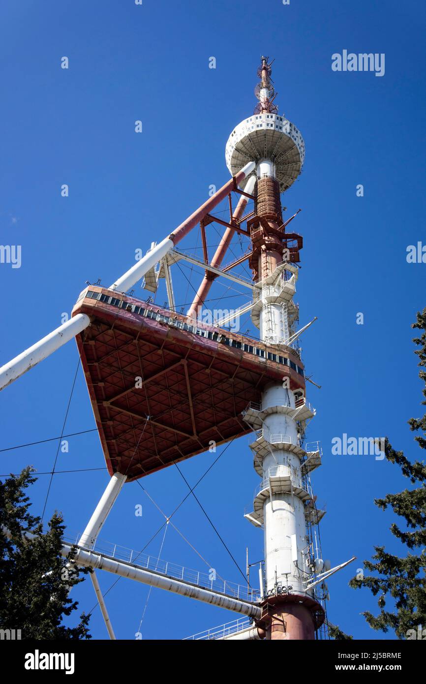 Georgia Tbilisi TV Broadcasting Tower Stock Photo - Alamy