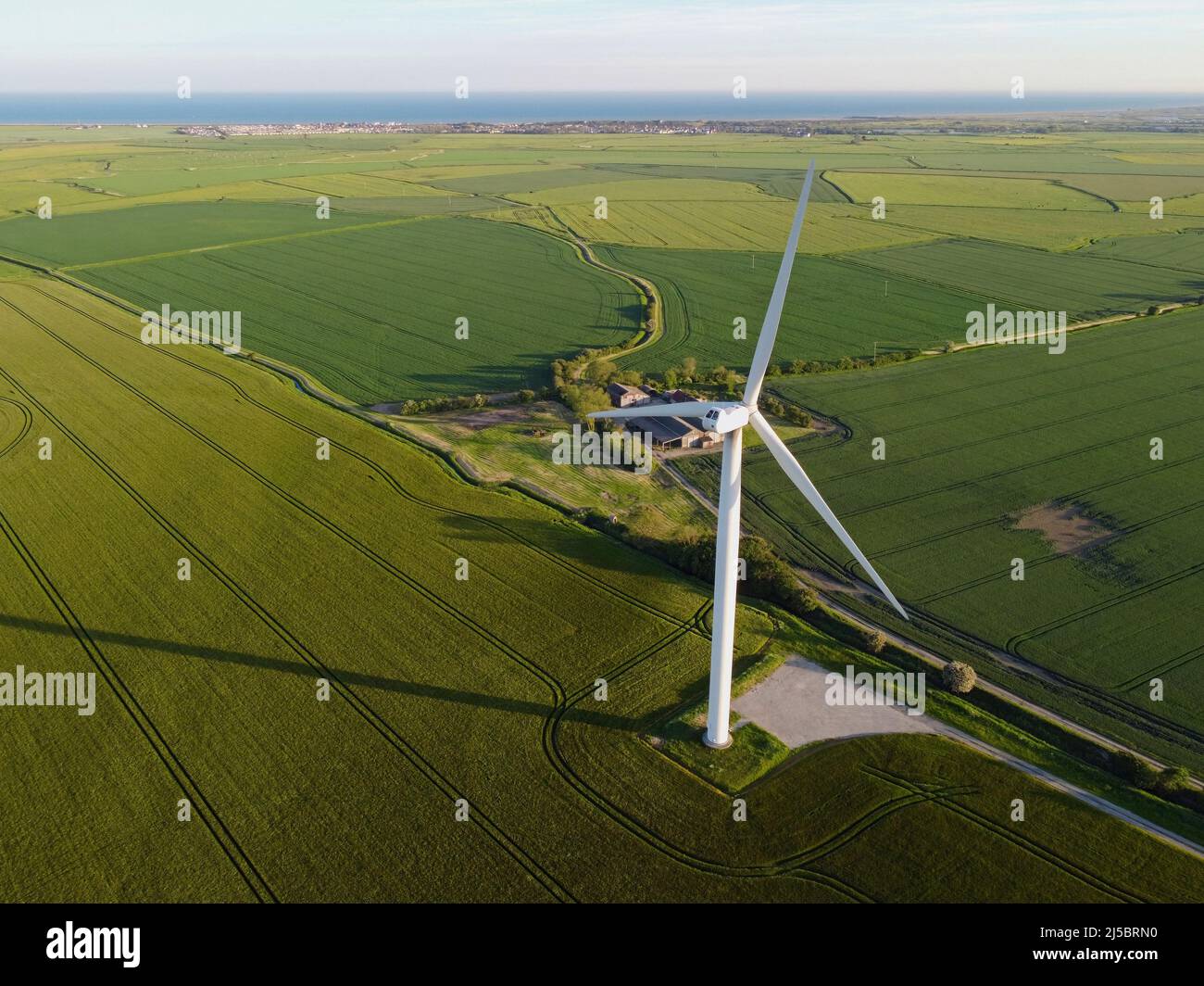Camber sands wind turbines hi-res stock photography and images - Alamy