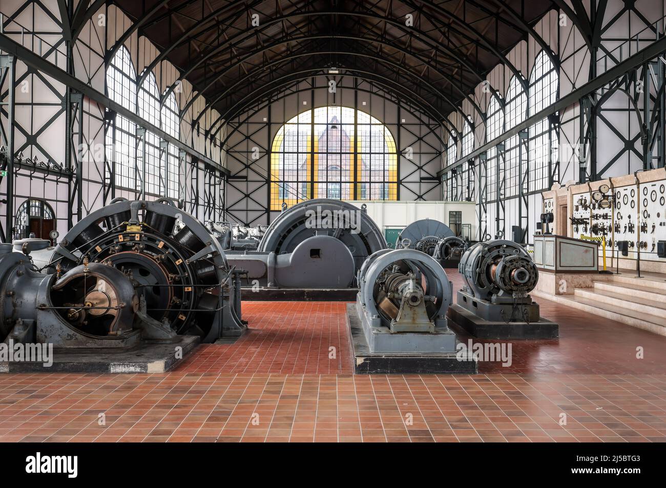 Dortmund, North Rhine-Westphalia, Germany - Machine hall. LWL ...