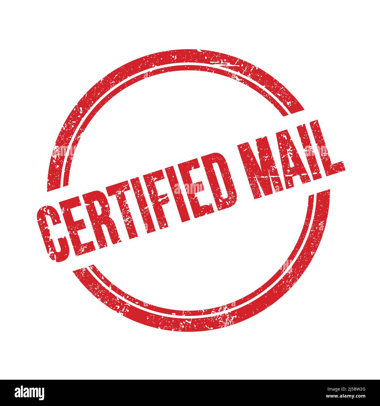 Certified mail word Cut Out Stock Images & Pictures - Alamy