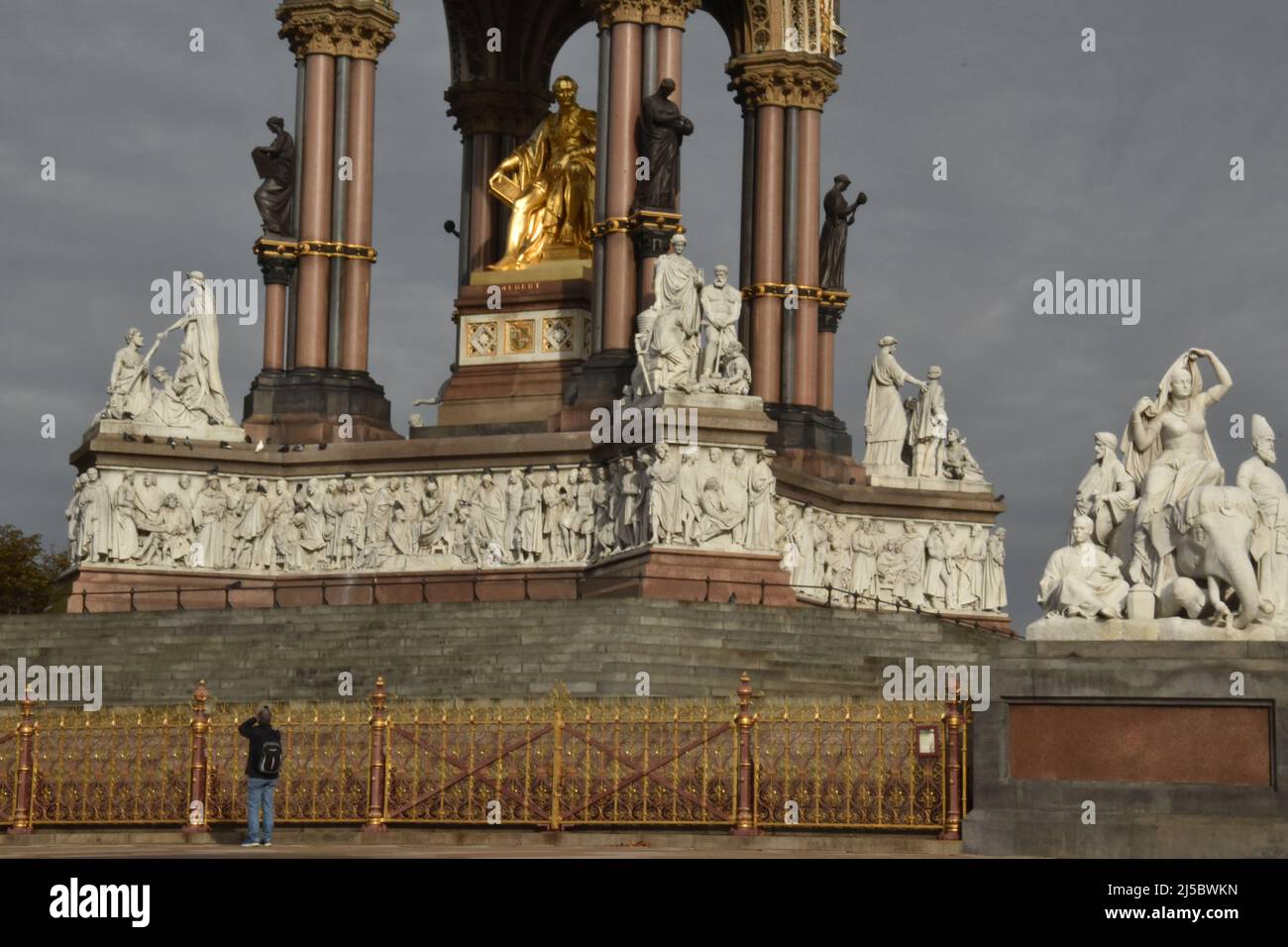 The Albert Memorial in Kensington Gardens, London, was commissioned by ...