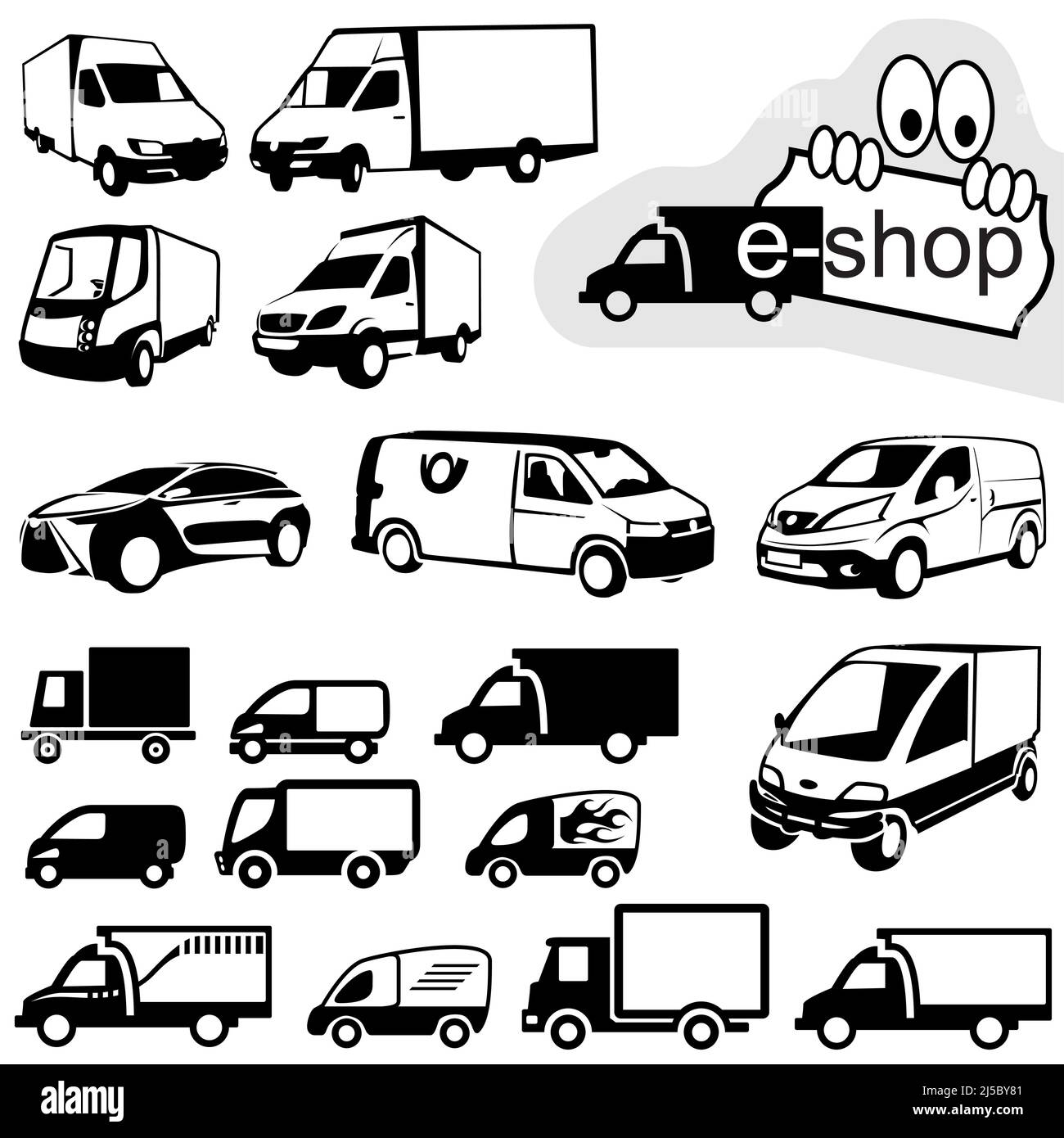 Car and vans hi-res stock photography and images - Alamy