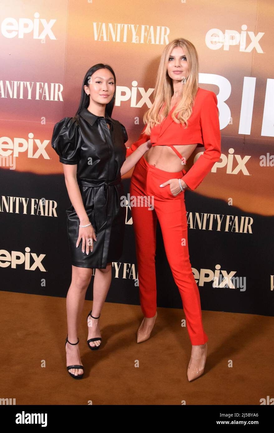 Los Angeles, California, USA 21st April 2022 Actress Tammy Kay Ly and Actress Ashley Haas attend ...