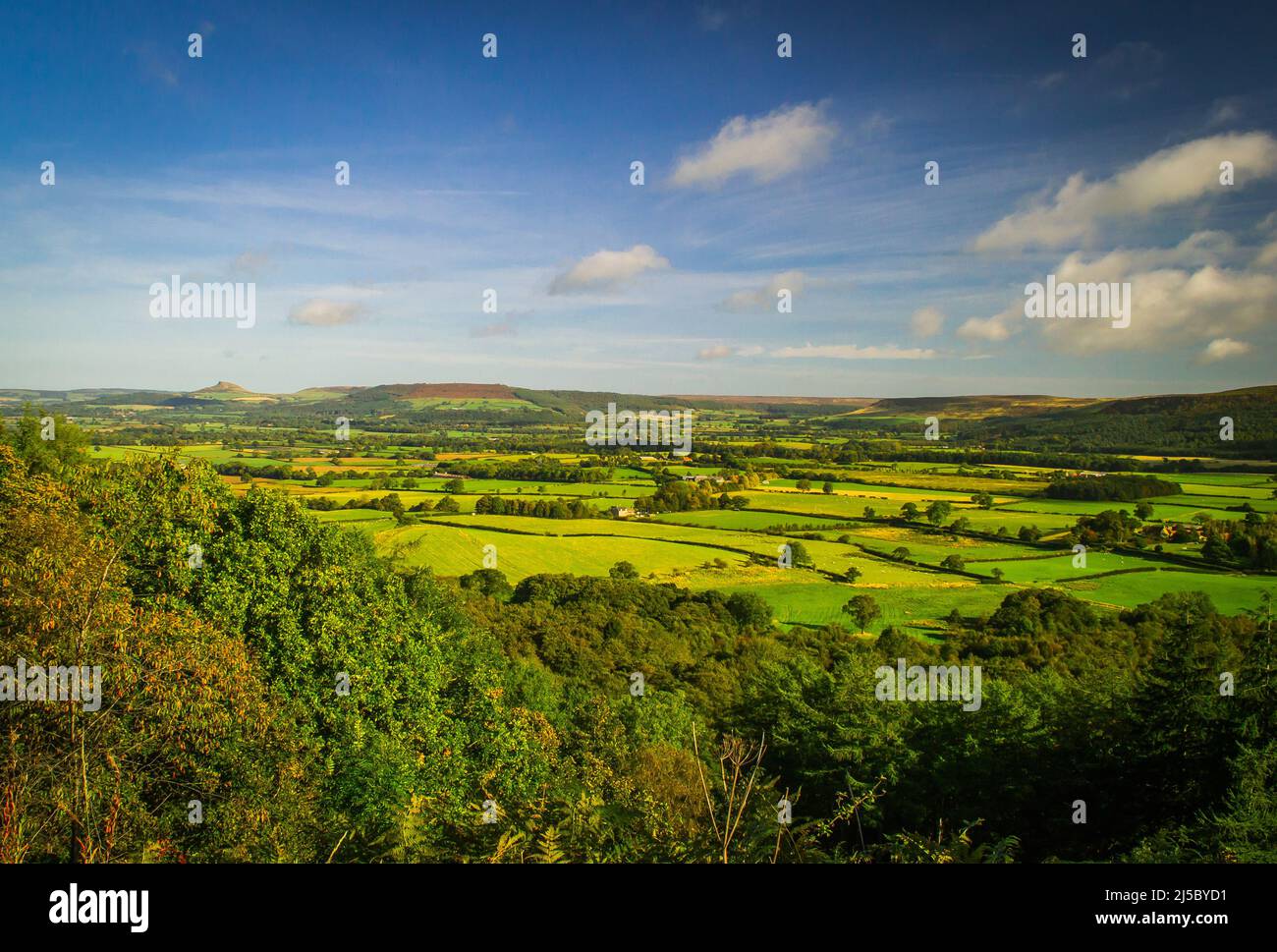 Looking out from the viewpoint at Clay Bank Car park you can see the ...