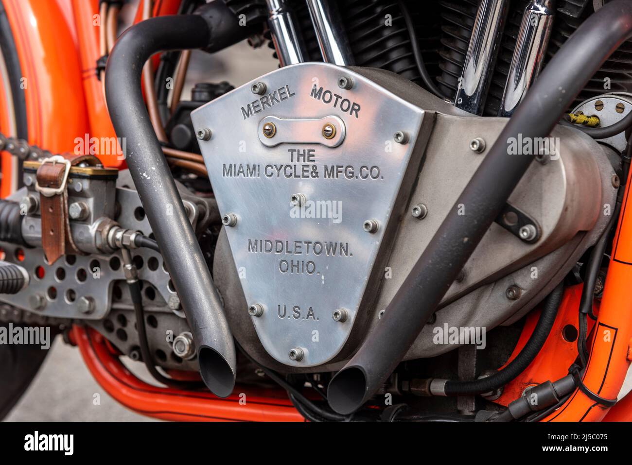 Flying Merkel motorcycle manufactured by The Miami Cycle & Mfg Co of ...
