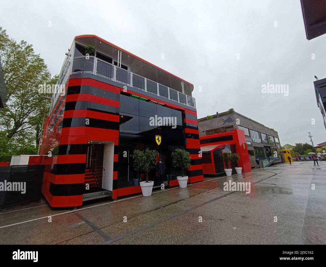 Scuderia ferrari motorhome hospitality hi-res stock photography and ...
